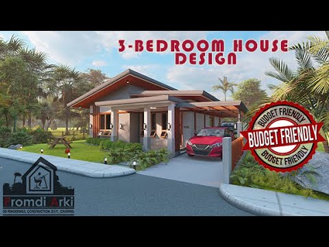 BUKID (A Single Storey 3Bedroom House Design) - YouTube