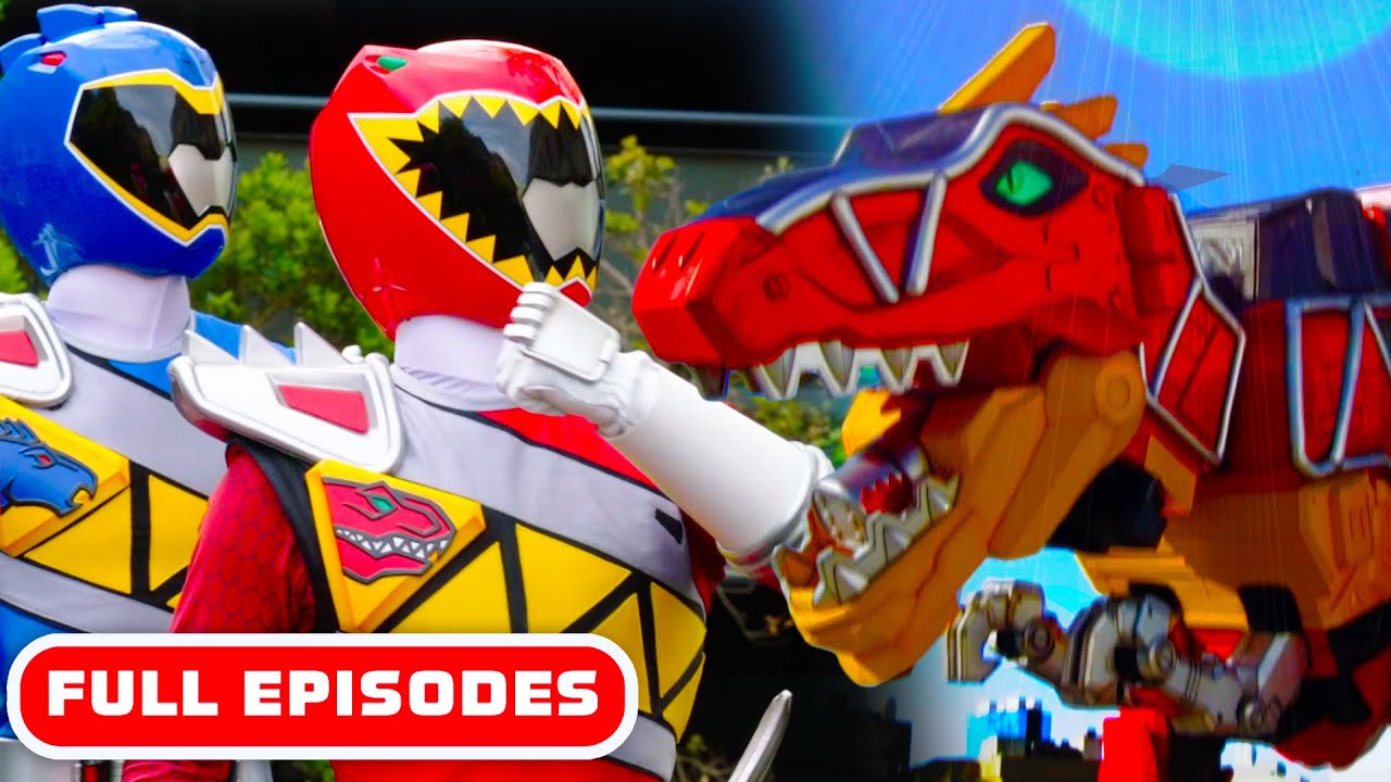 Red Ranger T-Rex Zord Reveal! 🦖 Power Rangers Dino Charge Full Episodes ...
