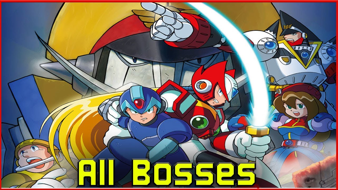 Mega Man X4 - All Bosses - YouTube
