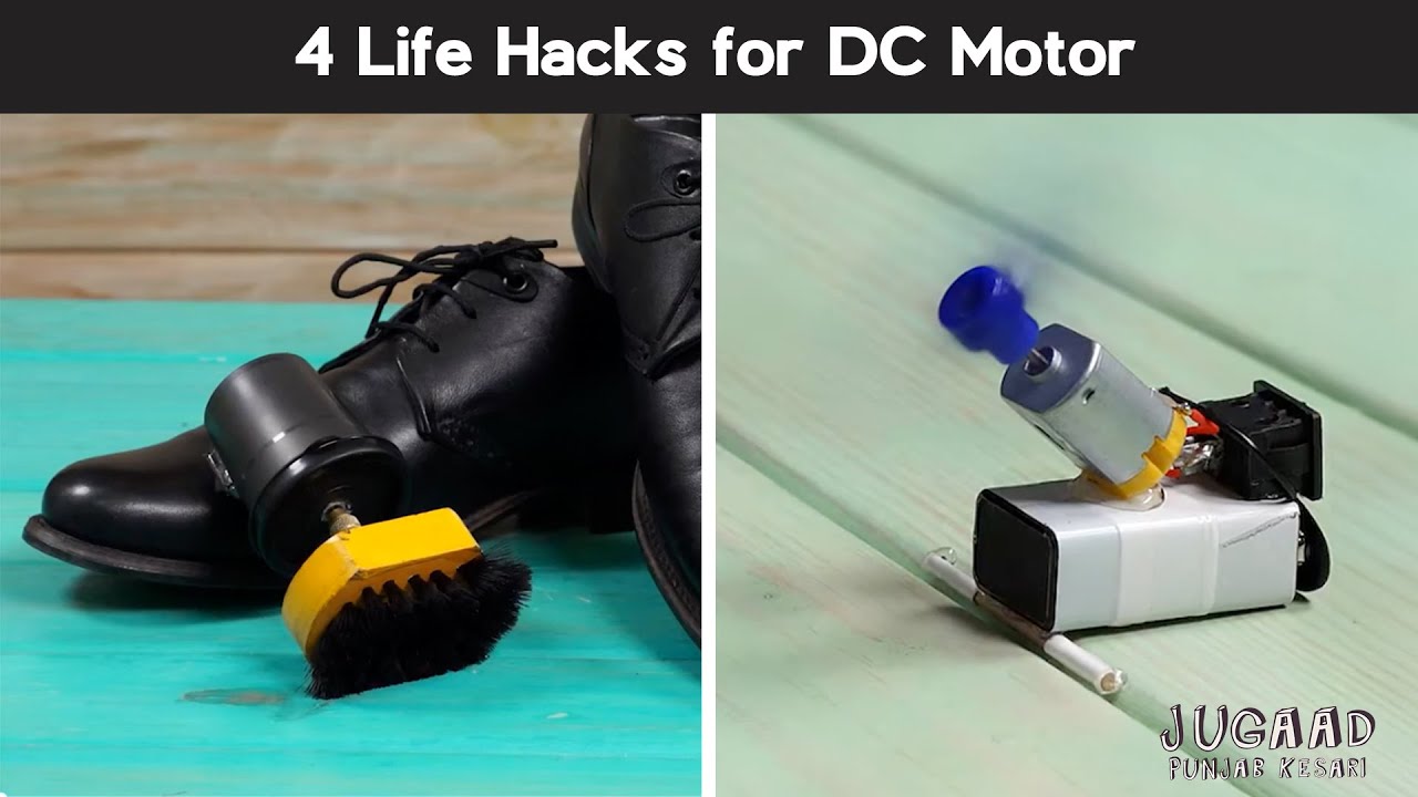 4 Life Hacks for DC Motor - YouTube