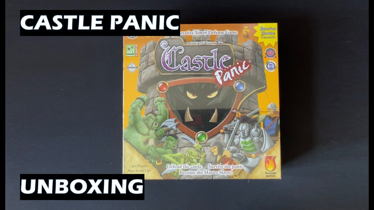 Unboxing Castle Panic board game - YouTube