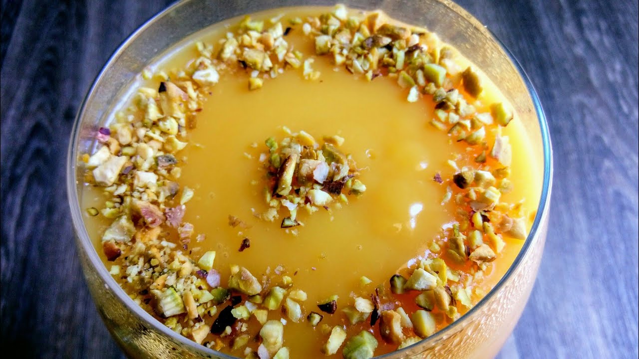 Arabic Dessert | Middle Eastern Dessert | Muhallebi Recipe | Orange ...