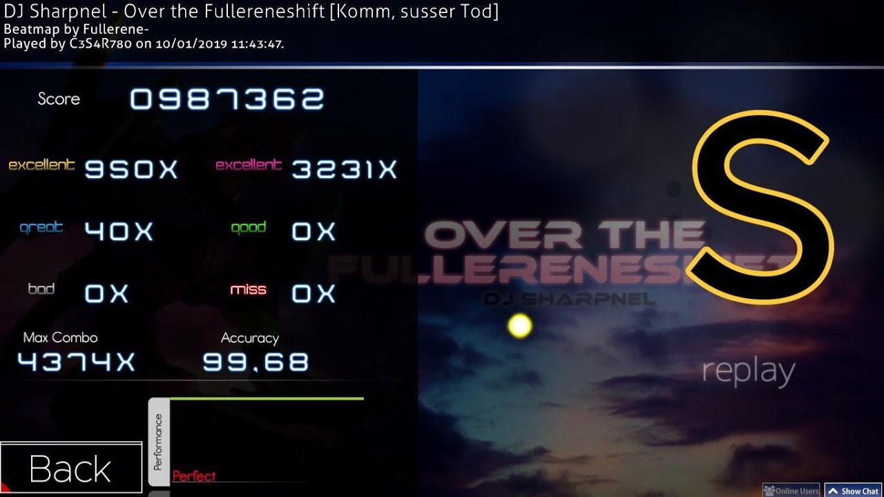 [Osu!Mania 4k] DJ Sharpnel - Over the Fullereneshift FC !!! - YouTube