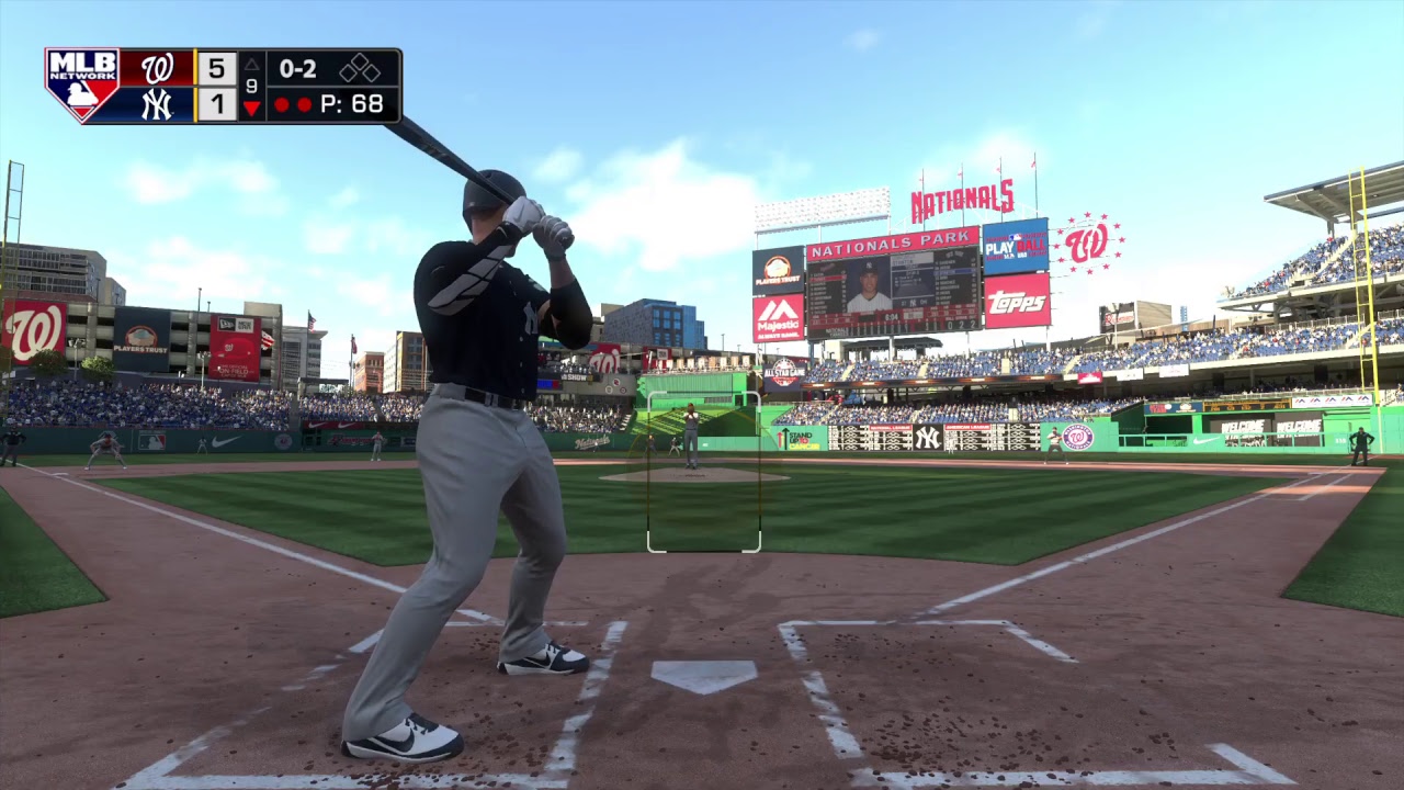 Game on game over ps4 4K MLB The Show 18 Yankees vs Nationals ...
