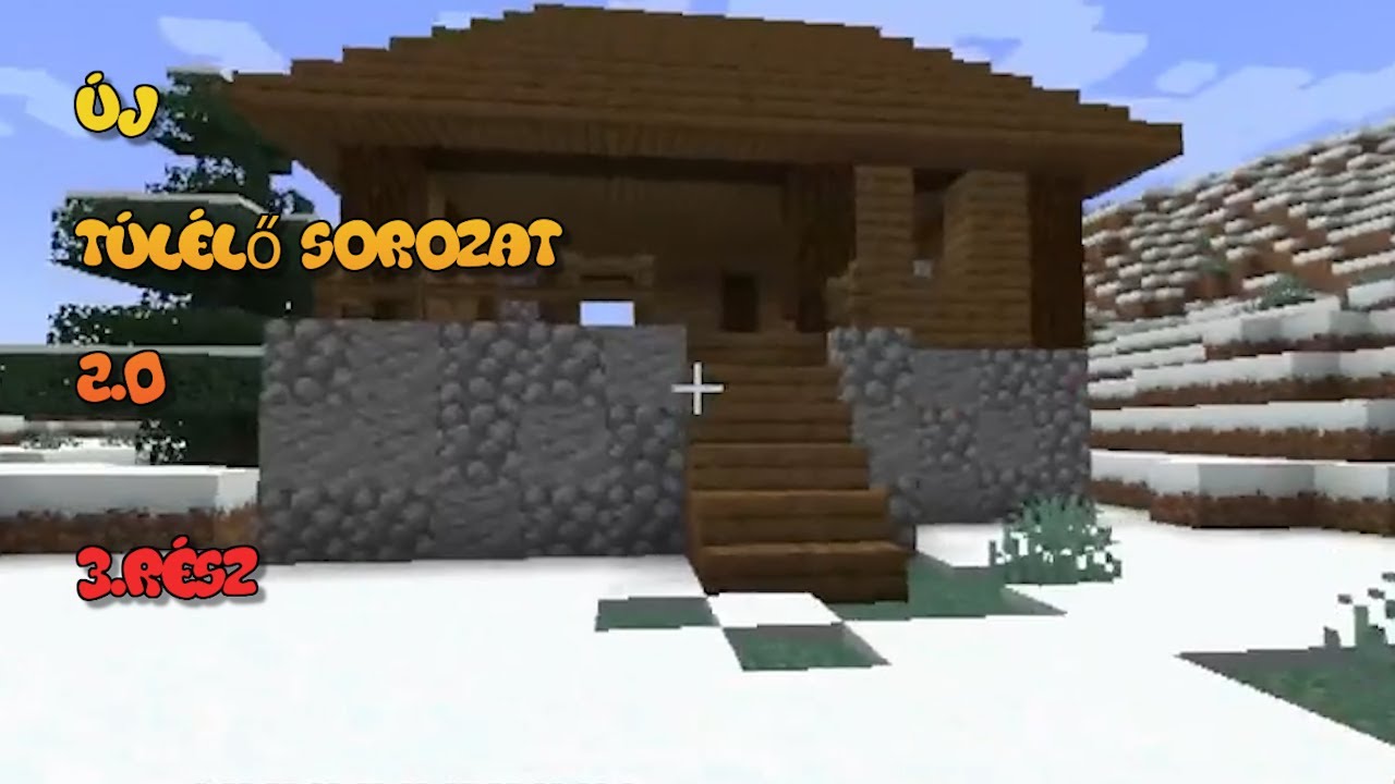 Új házba költöztem!Túlélő sorozat 2.0!Minecraft survival - JAVA edition. 3. rész Minecraft ...
