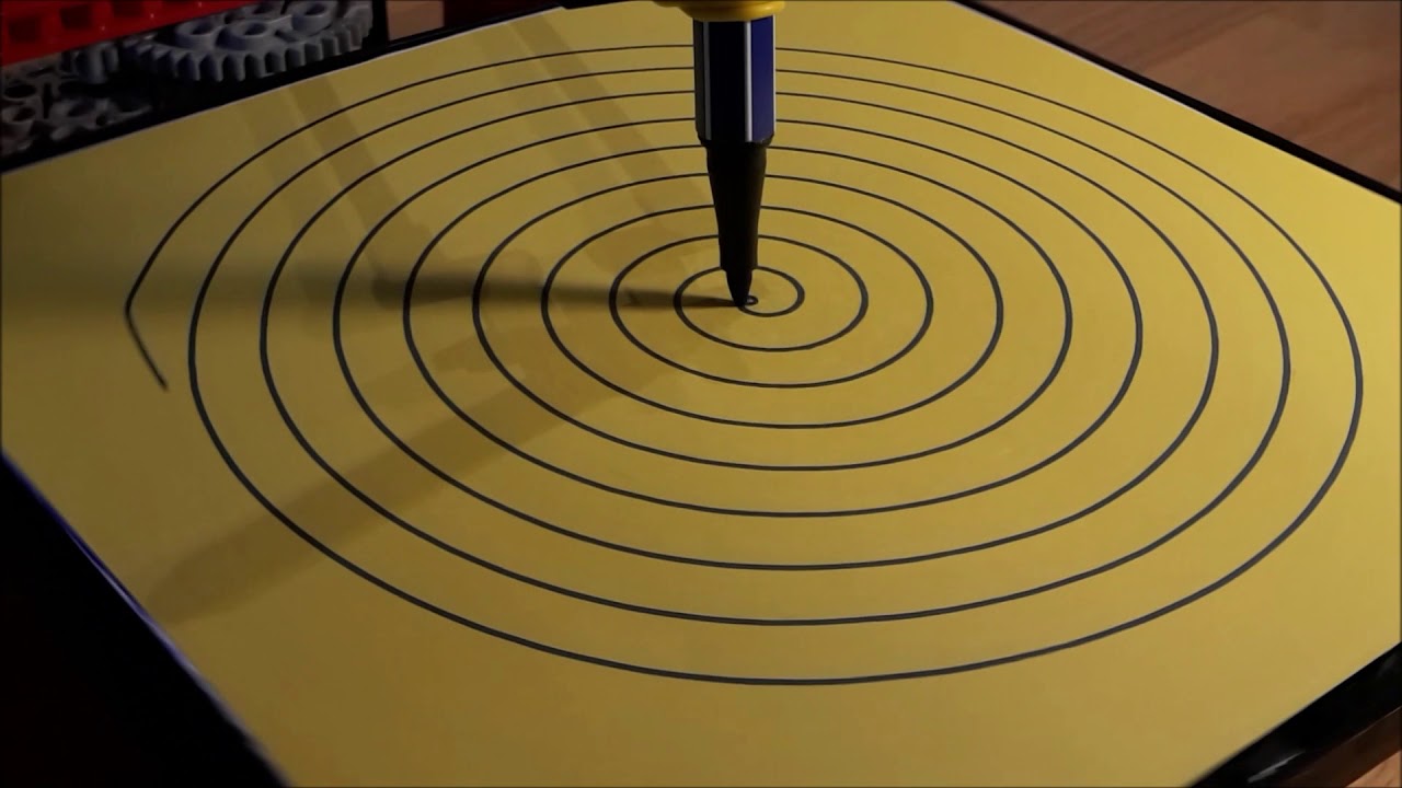 lego spiralograph "recordplayer" - YouTube