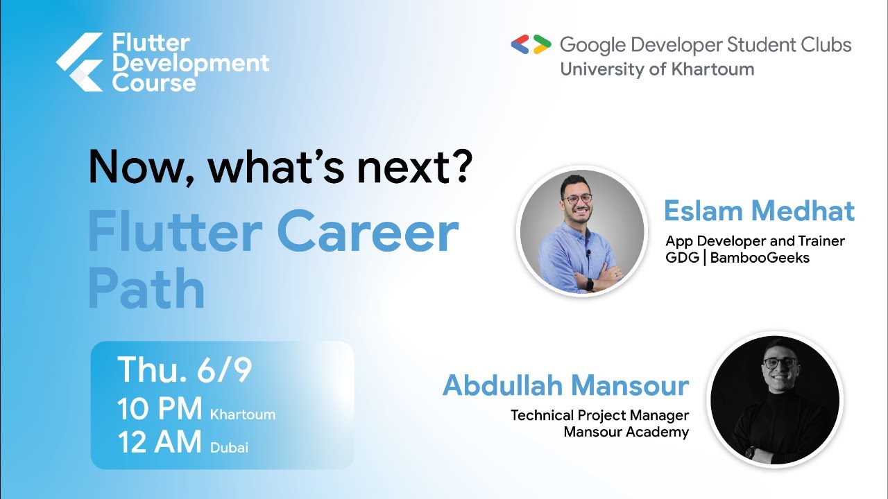 Now what's next?: Flutter Career Path - YouTube