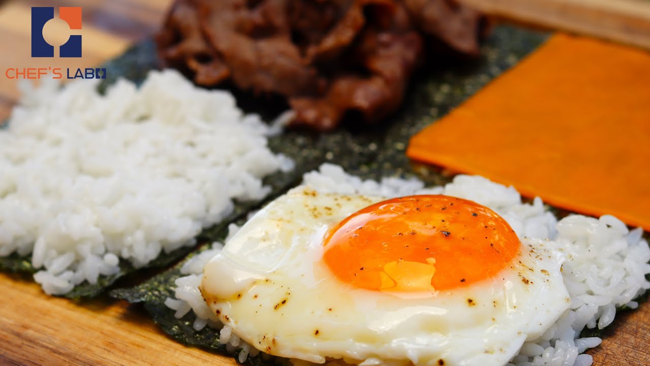 Rice Sandwich recipe / Onigirazu / Folded Gimbap - YouTube