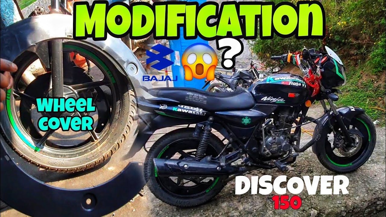 Wheel Cover Installing Discover 150 | Bajaj Discover 150 Full modified🔥 ...