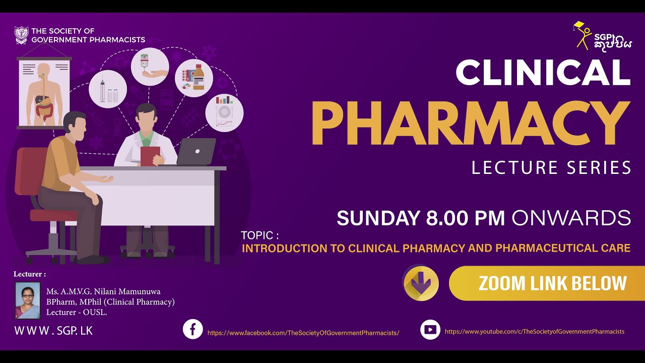 SGP කුප්පිය - Introduction to clinical pharmacy and pharmaceutical care ...