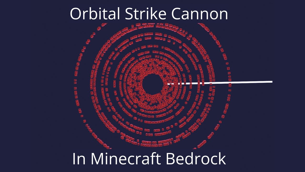 Orbital Strike Cannon v2.0 for Minecraft Bedrock - showcase - YouTube