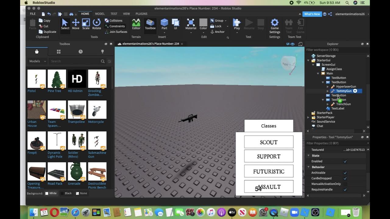 How to make a class GUI in Roblox (Link Desc) - YouTube