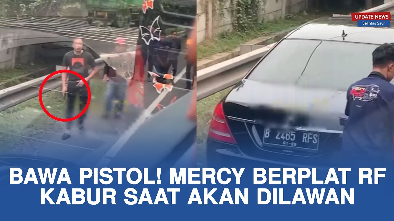 Plat RF Kembali Berulah! Ribut dengan Sekelompok Pria, Pengemudi Mercy ...