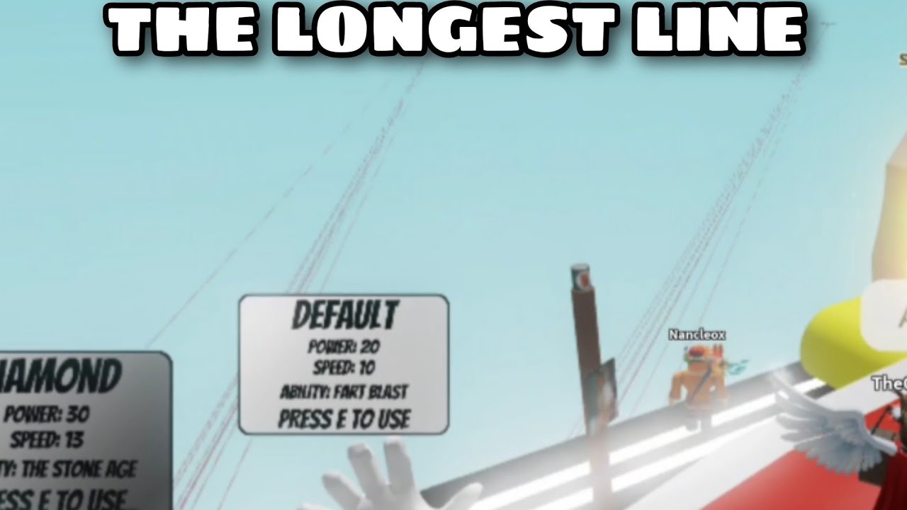 The Longest Lines In Slap Battles Roblox - YouTube