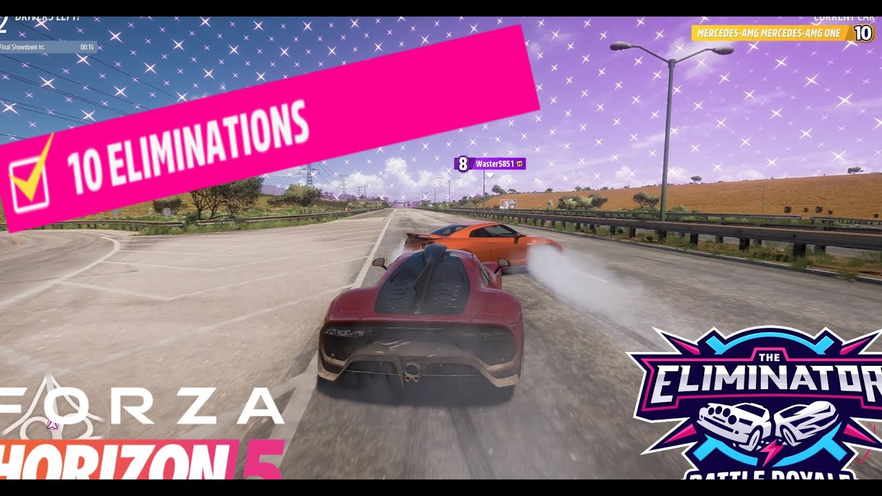 10 ELIMINATIONS ELIMINATOR ROUND!! FULL GAME! - Forza Horizon 5 ...