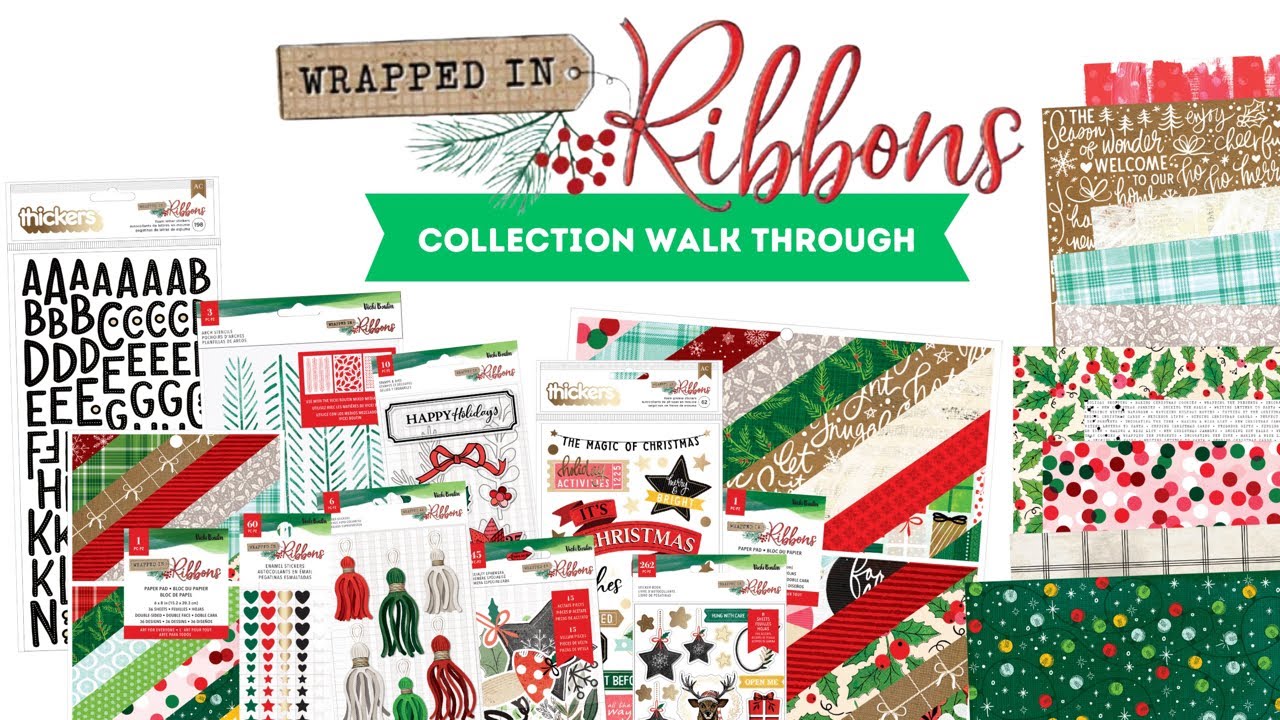 Wrapped in Ribbons Collection Walk Thru - YouTube
