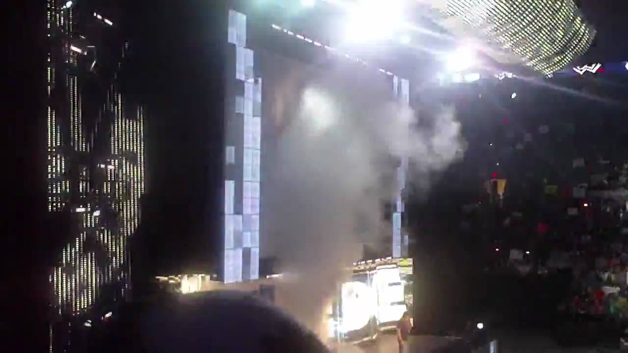 WWE smackdown live in portland,OR 2-17-09~Edge's Pyro - YouTube
