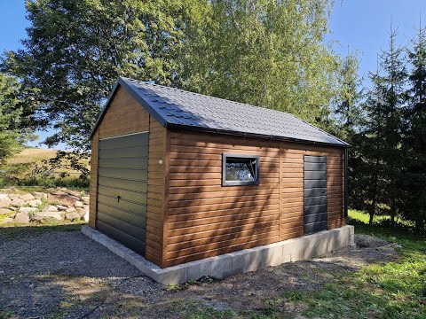 🏠 PREMIUMetal | Štýlová garáž 4×6 m so škridlovou strechou | Prémiová kvalita na mieru! 🚪🔨