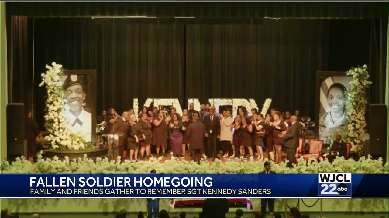 Fallen Soldier Home-going: Sgt Kennedy Sanders funeral takes place ...