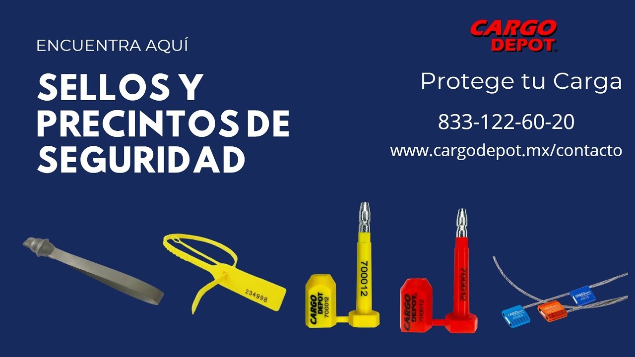 Sellos y Precintos de Seguridad | Cargo Depot. - YouTube