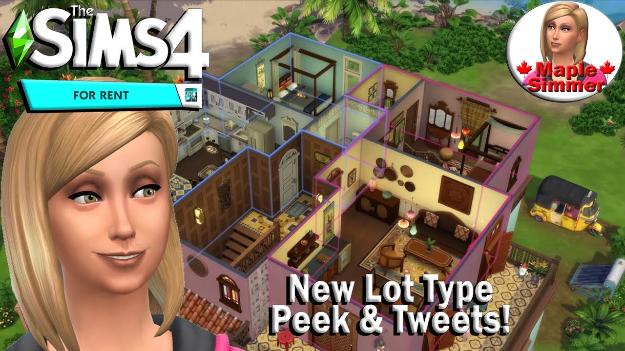 Sims 4 For Rent New Lot Type Information! (Sims News) - YouTube