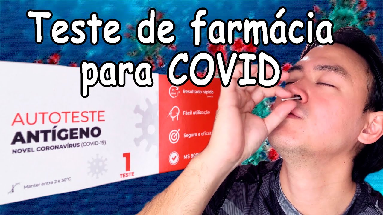 teste de farmácia covid como fazer - YouTube