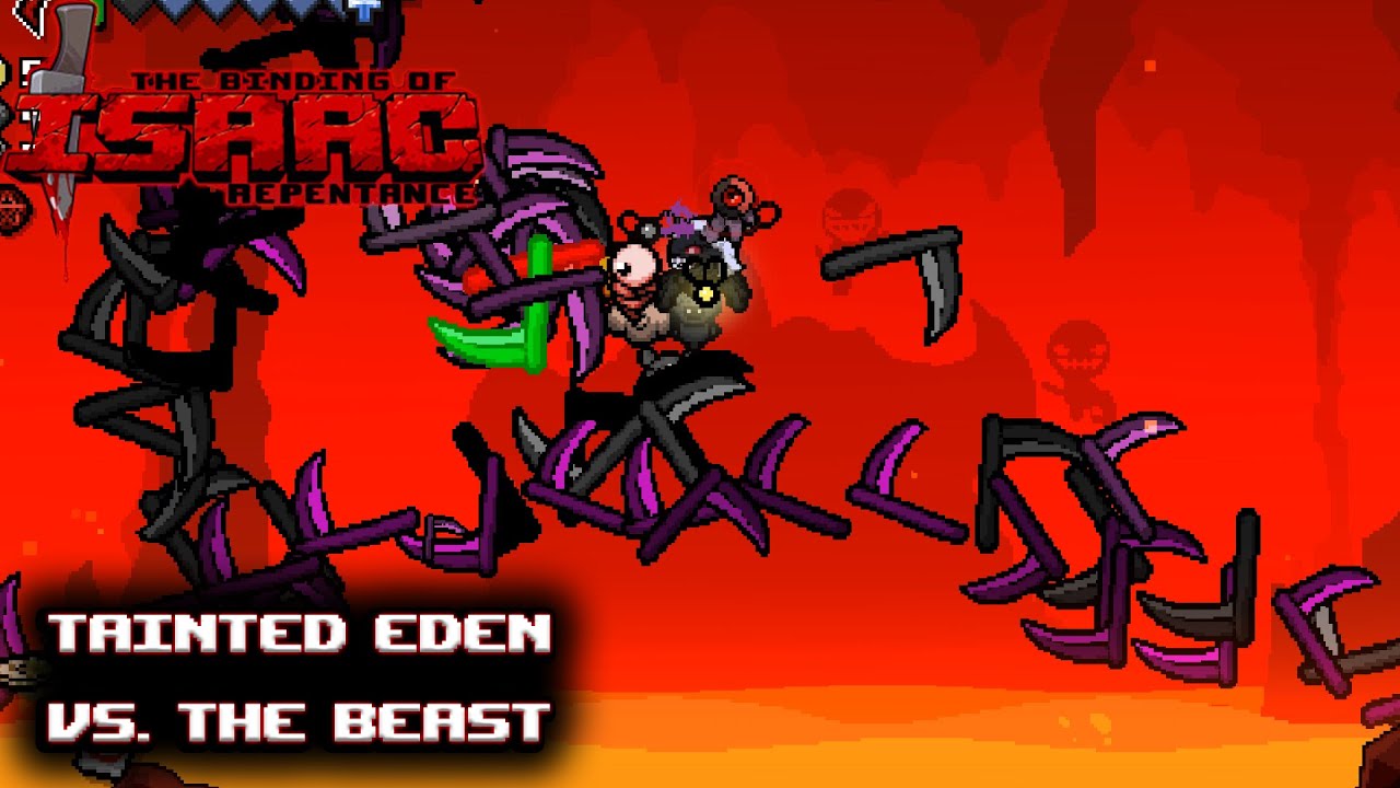 The Binding of Isaac Repentance #149 // Tainted Eden Vs. The Beast (R ...