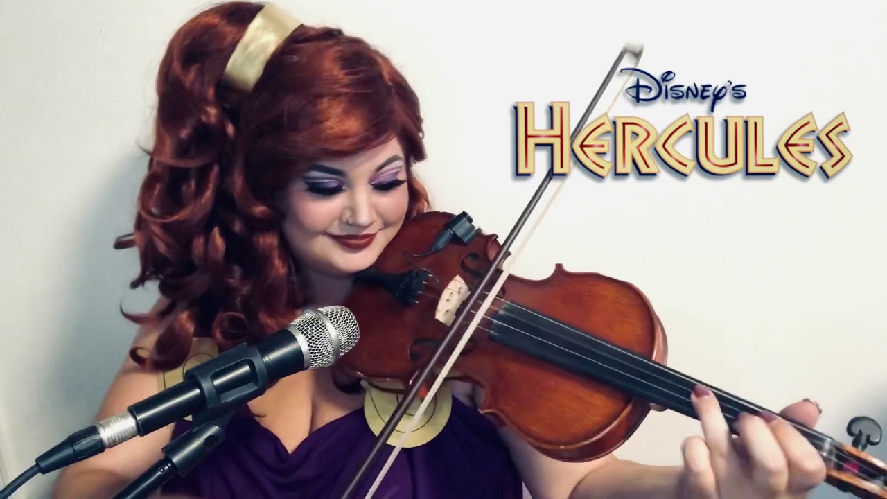 “I Wont Say I’m in Love” from Hercules- violin cover by Emily Anslover ...