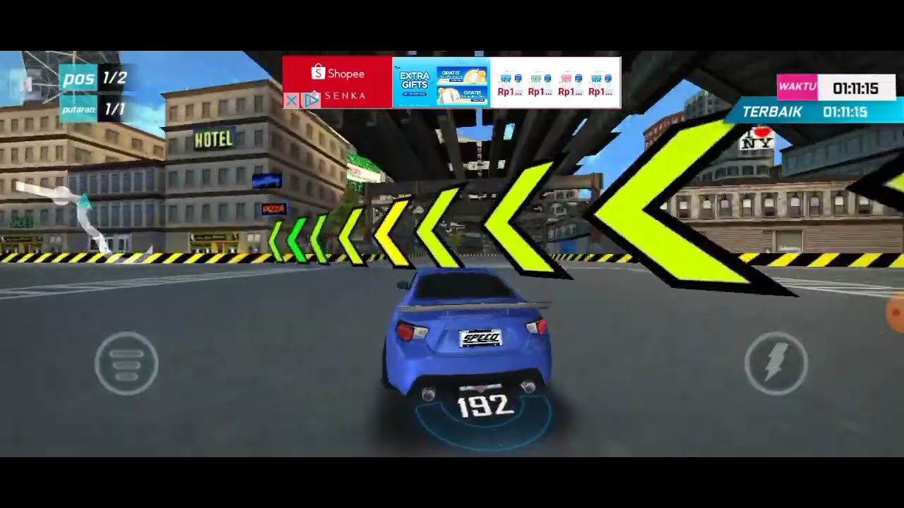 RACING CAR GAME | BLUE CAR - YouTube