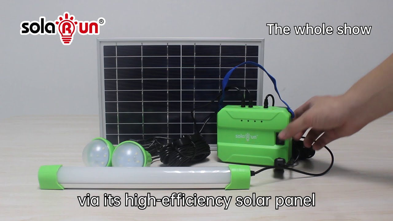 Solar Run PopBox (SR06) Series Solar Home System Cost-Effective for ...