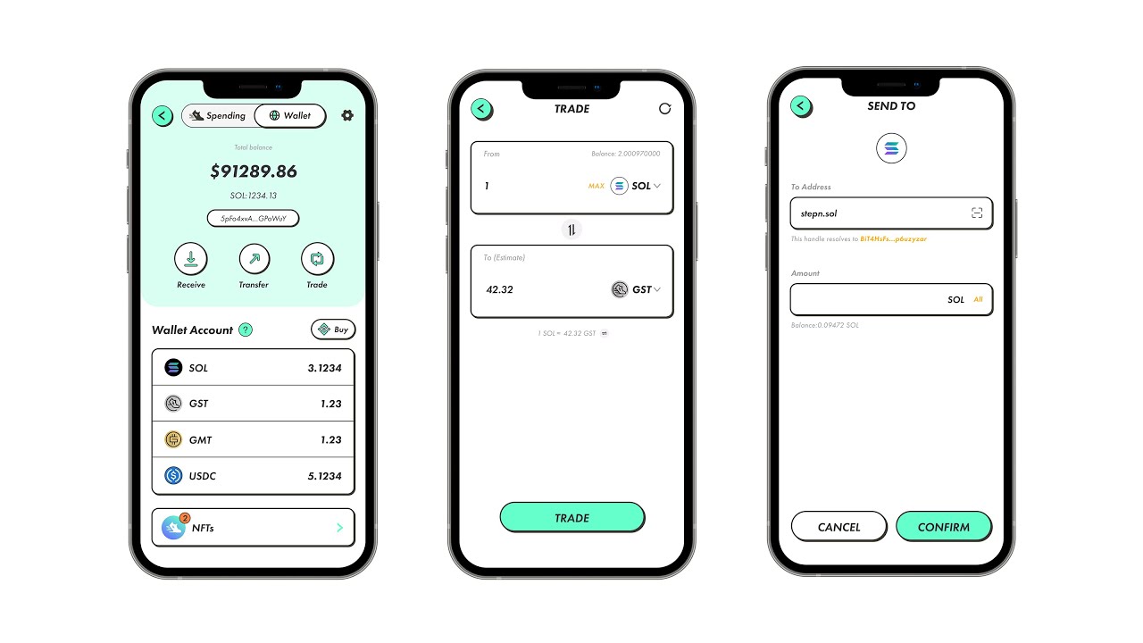 STEPN | Spending & Wallet Kullanımı ( Detaylı Anlatım ) - YouTube
