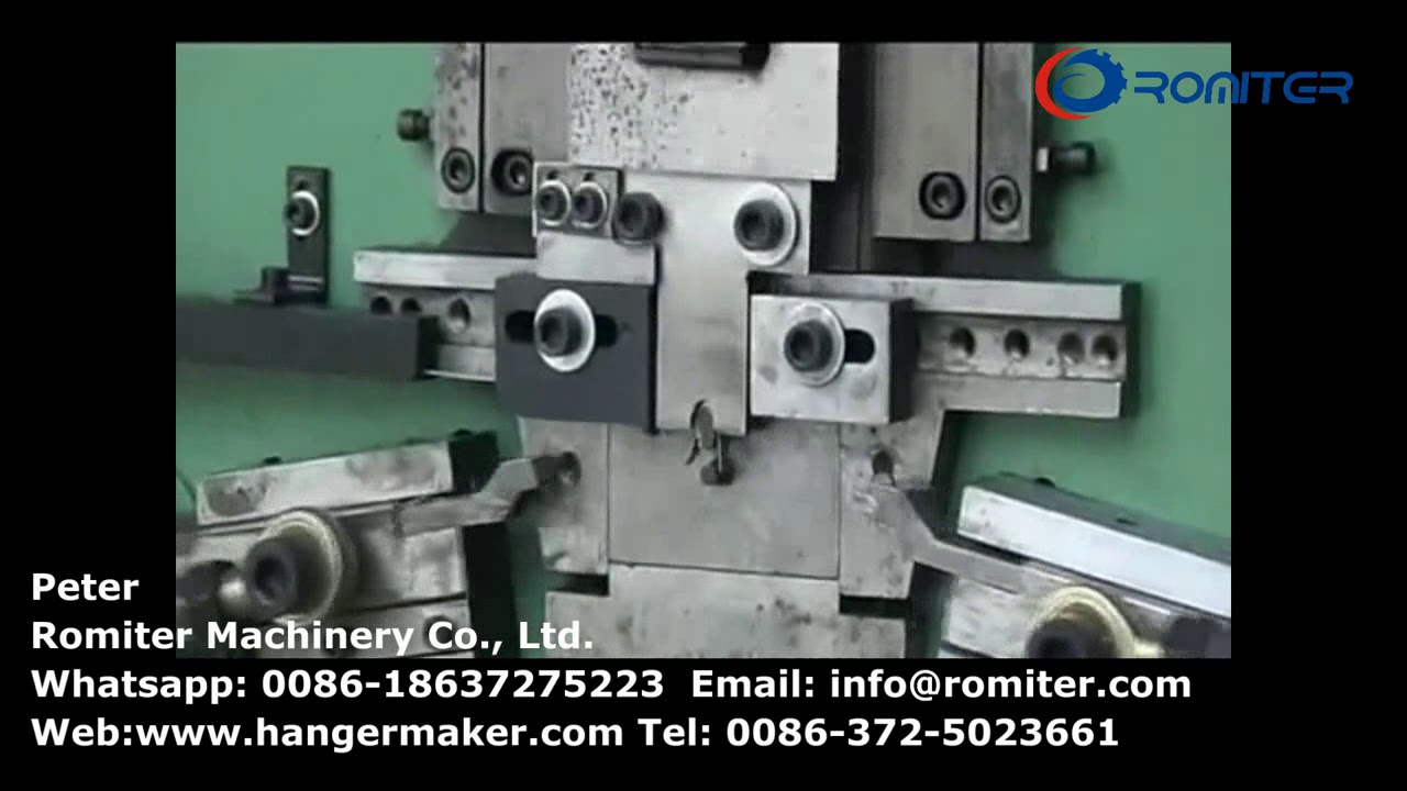 Full Automatic Metal Steel Sheet Trsousers Hanger Metal Clip Forming ...