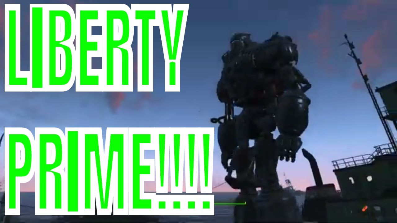 When you spawn Liberty Prime and she turns out to be your temporary ...