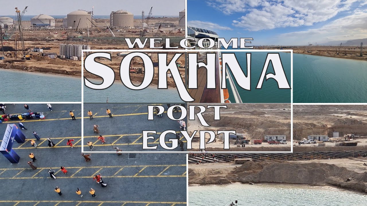 [4K] Ain Sokhna Port Egypt Welcome MSC Splendida Cruise Ship - YouTube
