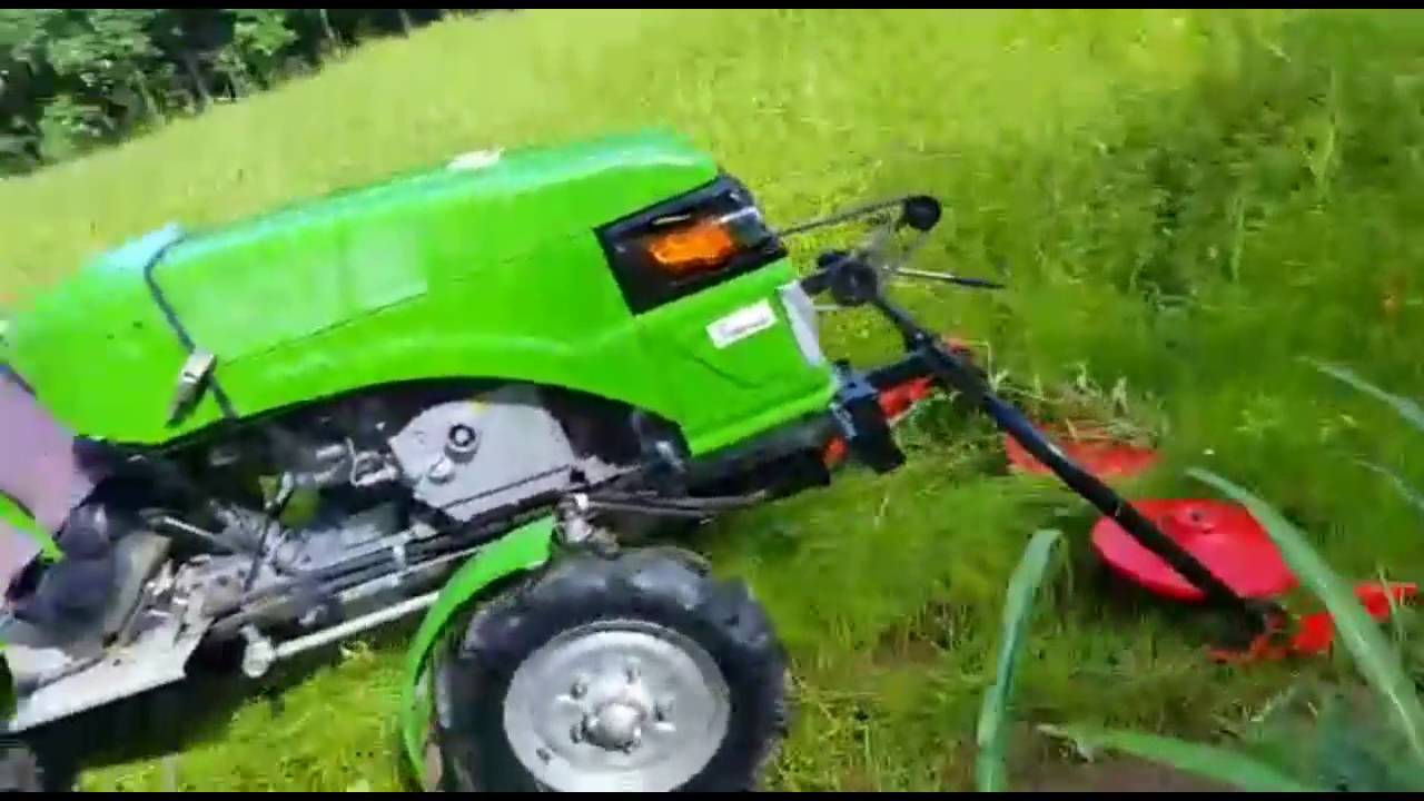 Minitractor con Chapeadora Prueba Cañita WWW.TOROTRAC.COM - YouTube