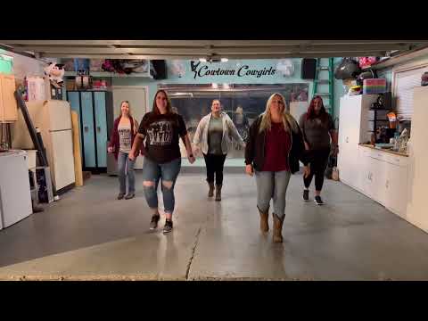 On the Boat Again - original Cowtown Cowgirls line dance - YouTube