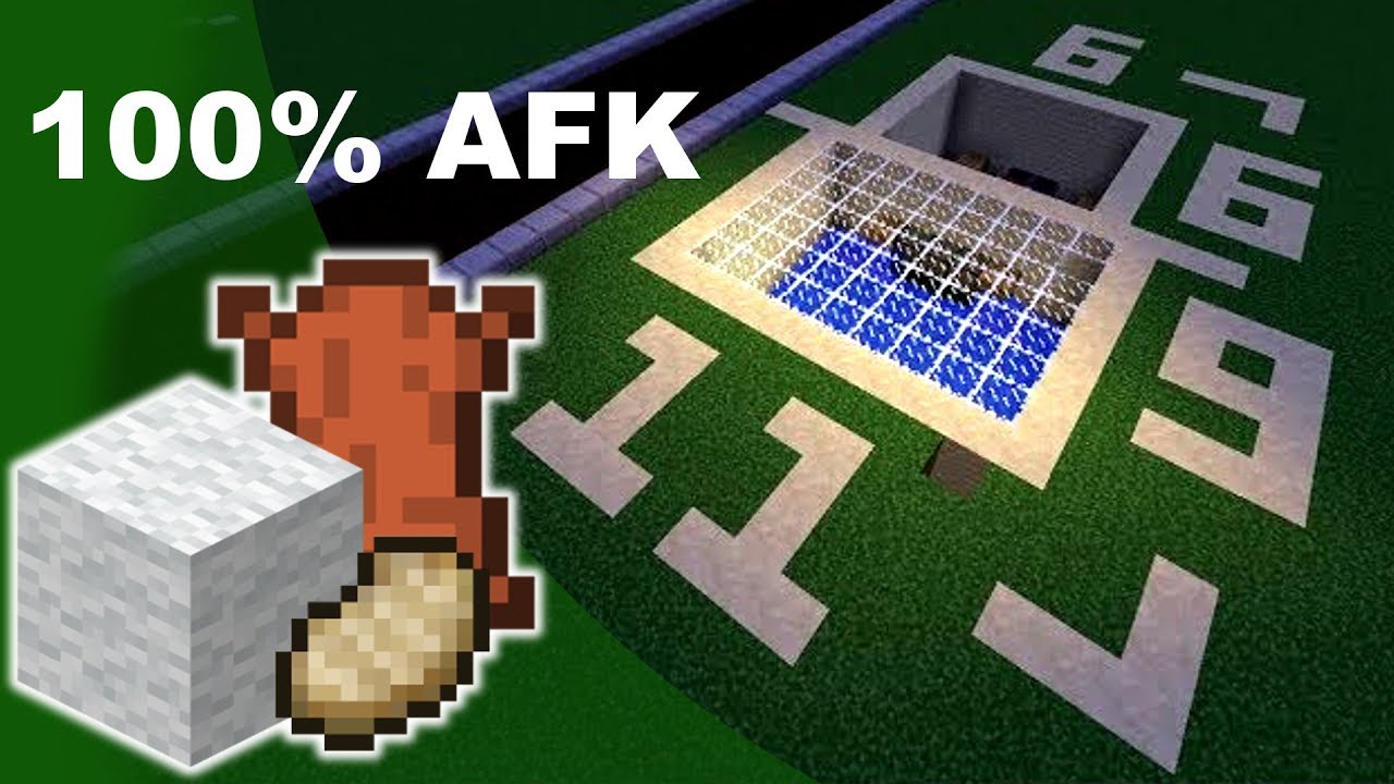 Best Minecraft AFK Cow, Sheep and Pig spawner Farm! - Minecraft auto ...
