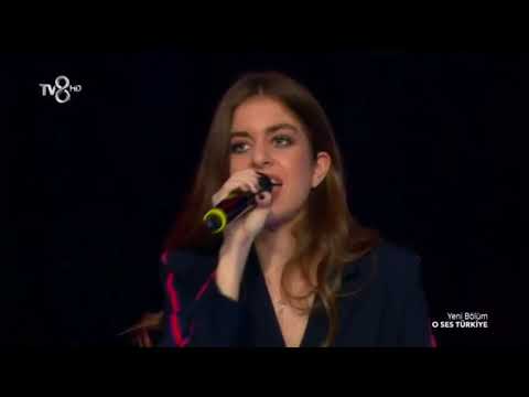 ''O Ses Türkiye''  Nazende Sevgilim 18 Yaşında   O Ses Türkiye (inanılmaz ses)
