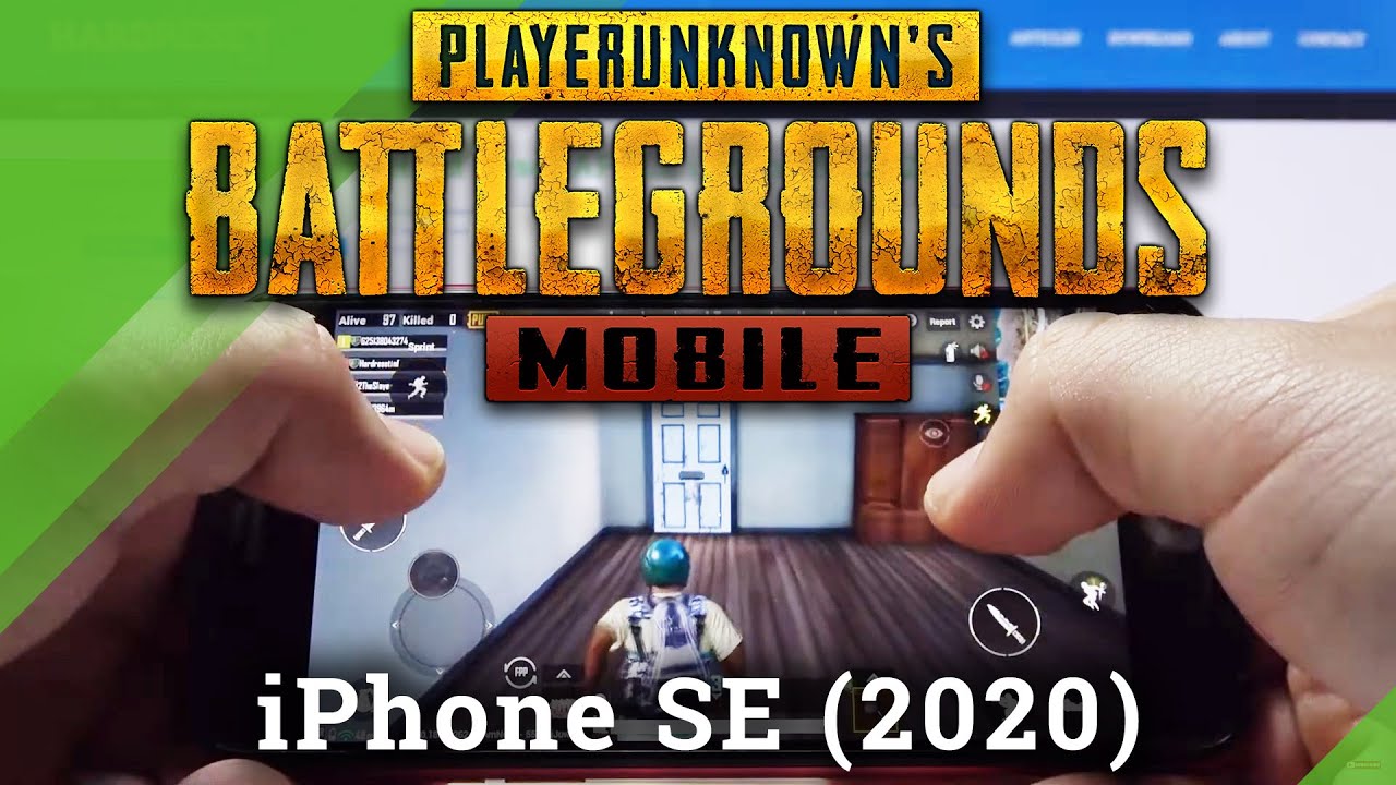 PubG Mobile on iPhone SE (2020) – High Graphics Test - YouTube