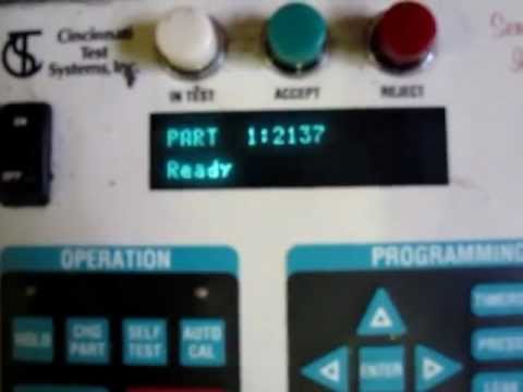 Cincinnati Test Systems Sentinel I-21 system - YouTube