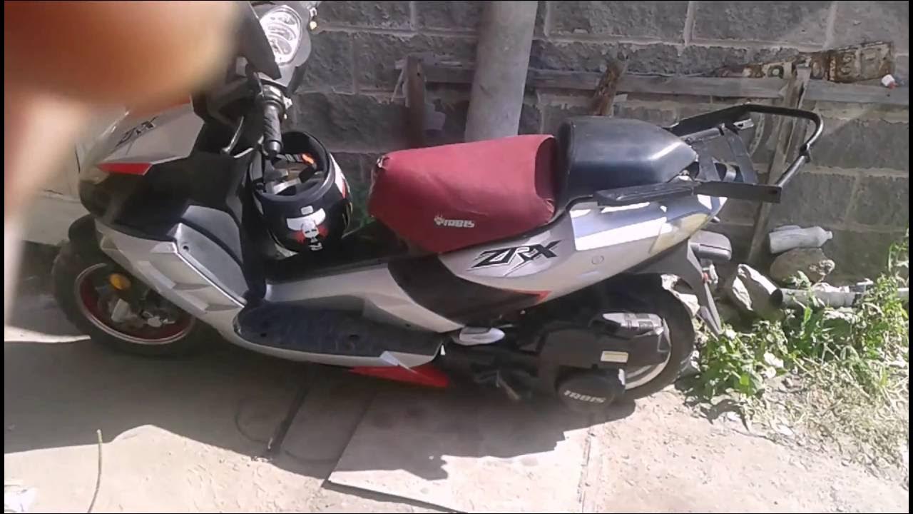Краткий обзор скутера Irbis ZRX, 150 кубиков. - YouTube