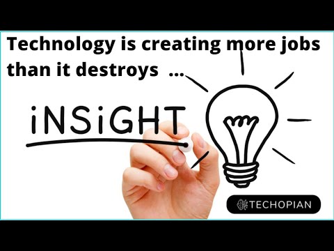 Technology is creating more jobs than it destroys - YouTube