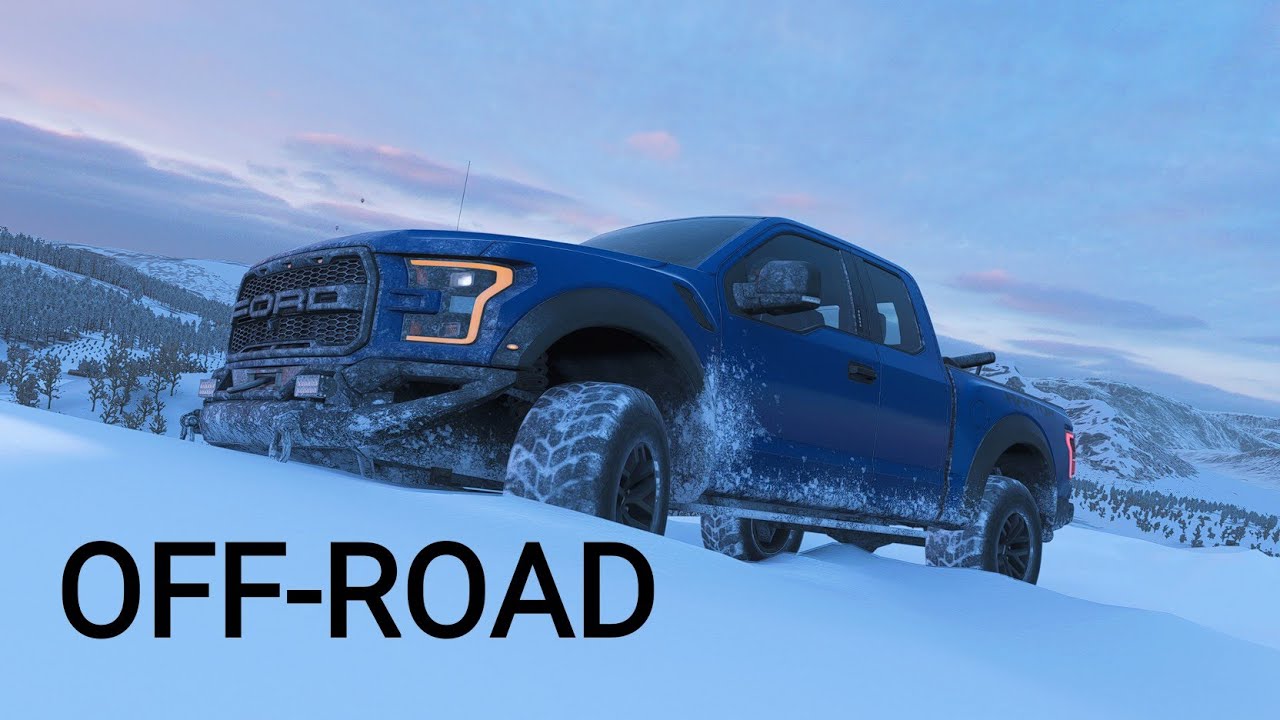 FORD F150 RAPTOR Forza Horizon | DIFFICULT CLIMB ON THE SNOWY MOUNTAIN ...