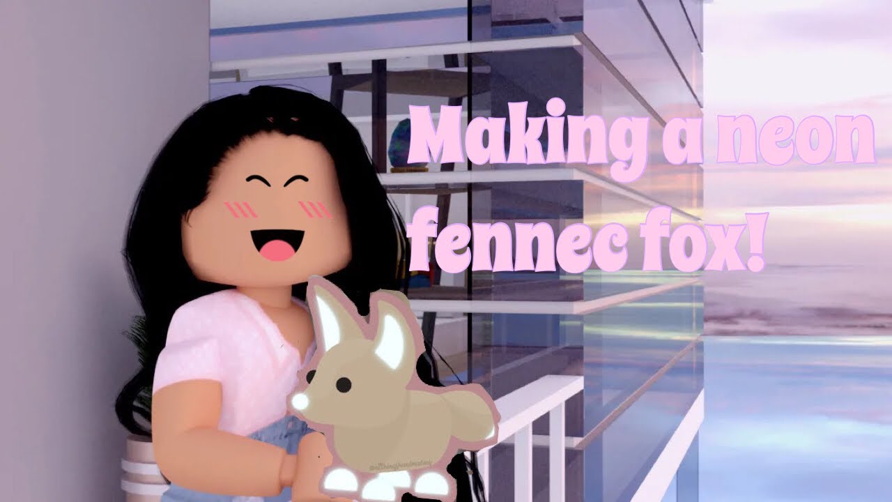 MAKING A NEON FENNEC FOX IN ROBLOX ADOPT ME!!! - YouTube