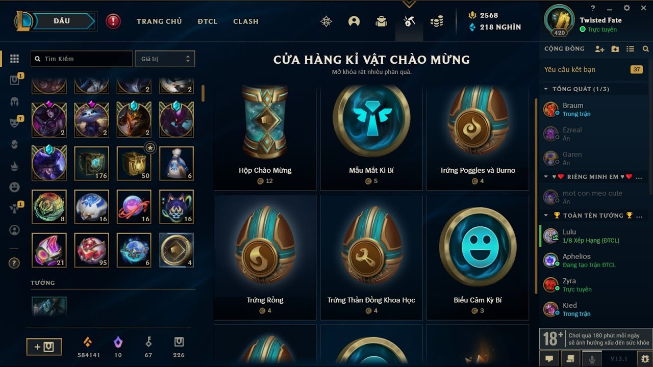 [LMHT] Hướng Dẫn Làm Chuỗi Nhiệm Vụ Chào Mừng LMHT - Nhận Full Tướng Và ...