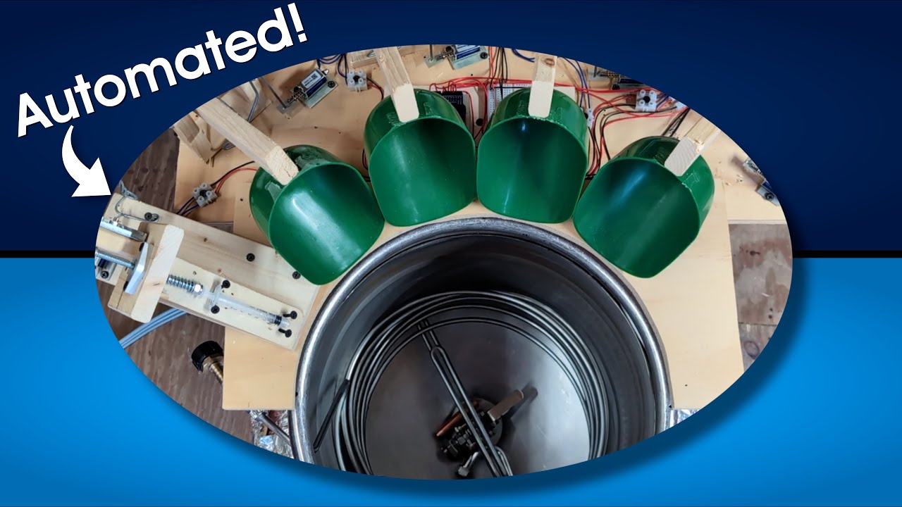 This Homemade System Completely AUTOMATES Brewing - YouTube