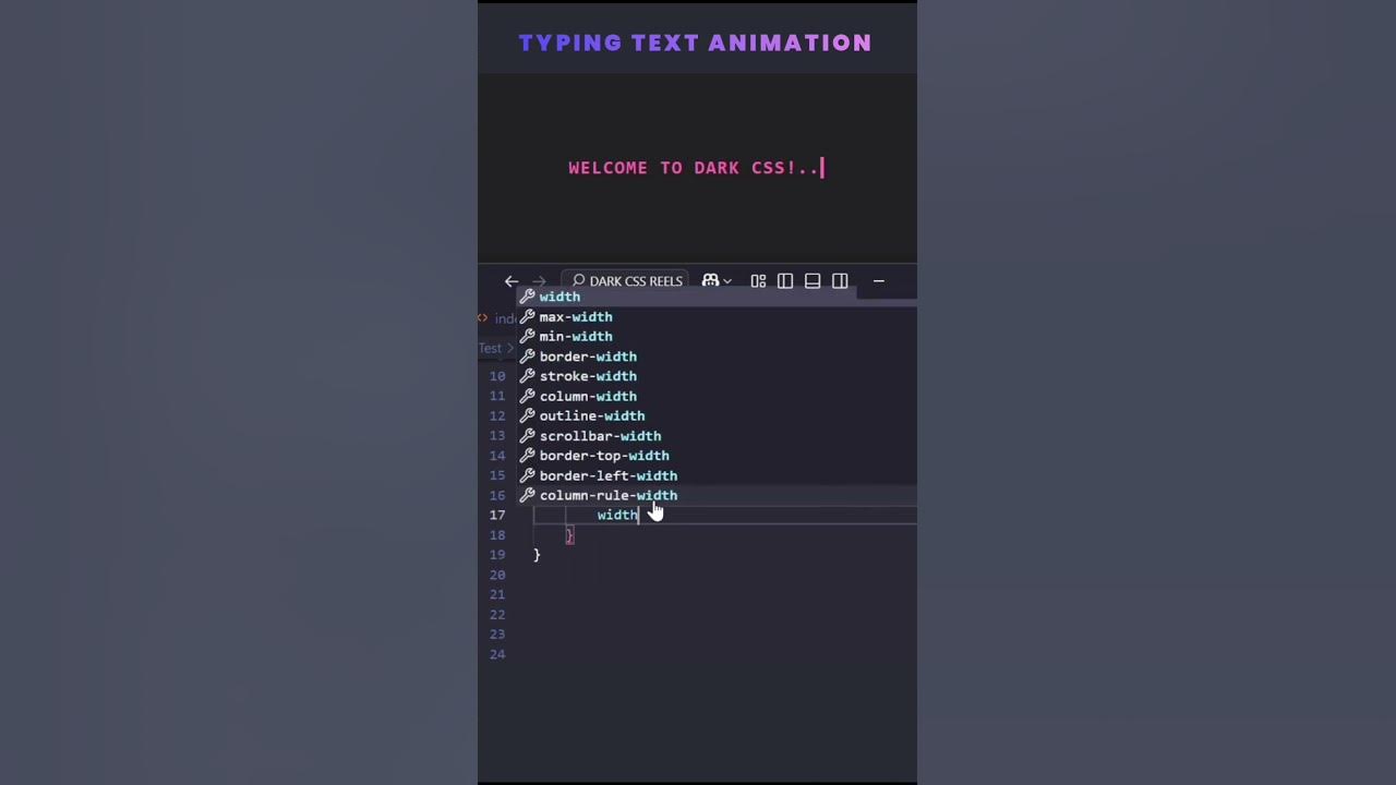 Text animation using HTML and CSS. #html #css #text #animation - YouTube