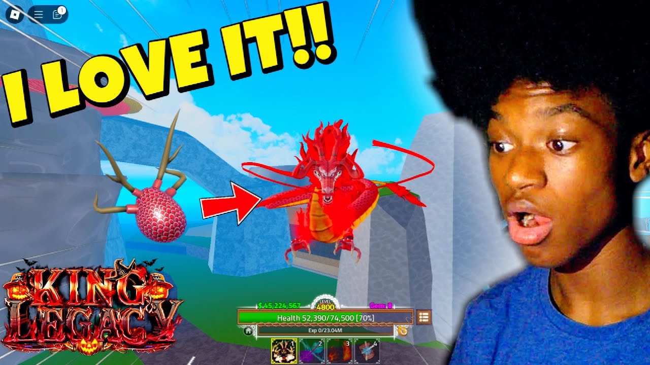 This was the BEST Dragon Rework Showcase In King legacy [🎃 UPD] King ...