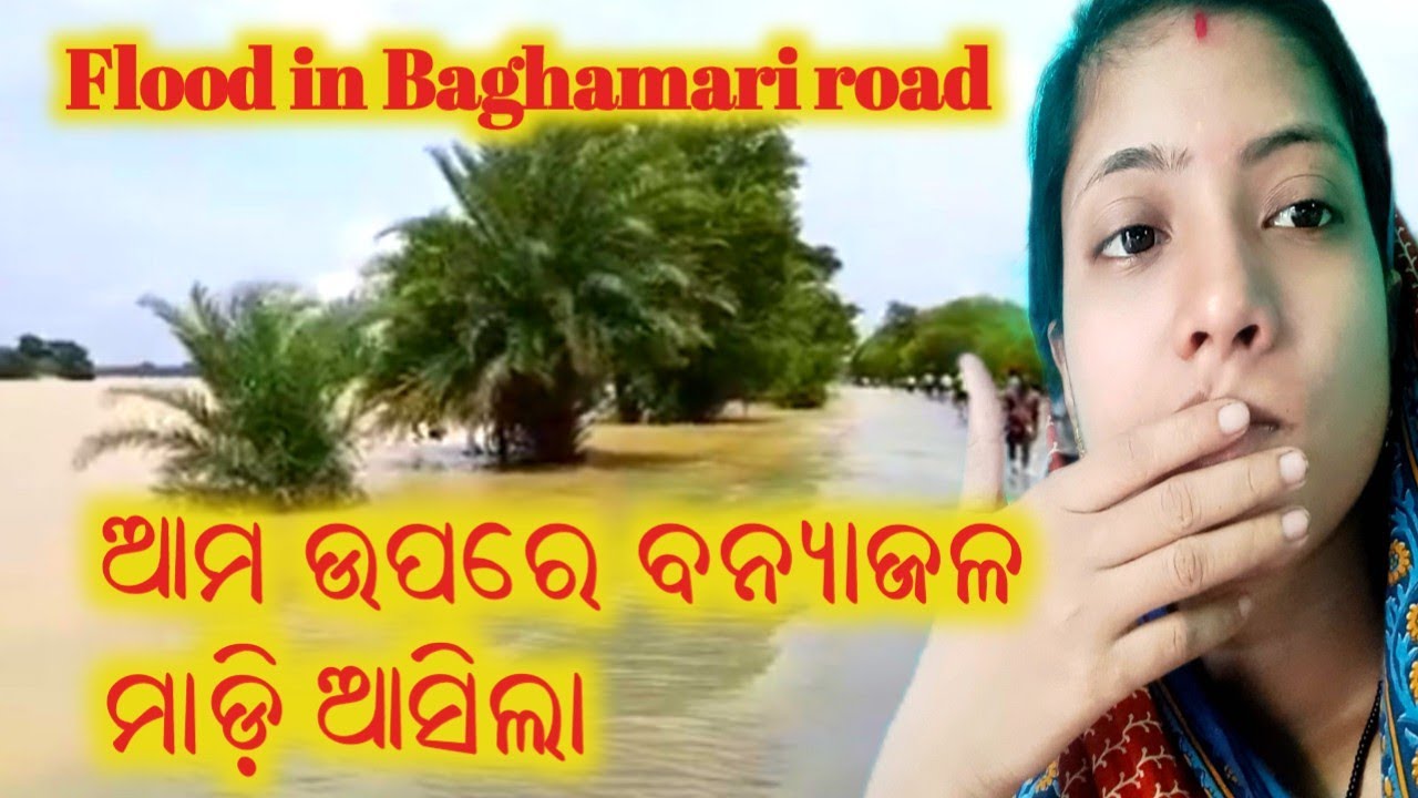 Flood in Baghamari Road| ଆମ ଉପରେ ବନ୍ୟାଜଳ ମାଡ଼ି ଆସିଲା |Nayagarh to Bbsr ...