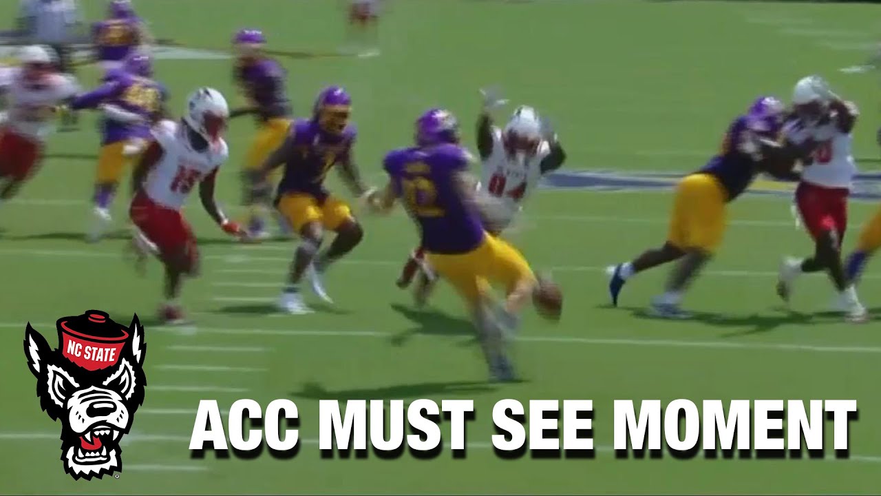 NC State's Amazing Blocked Punt | ACC Must See Moment - YouTube
